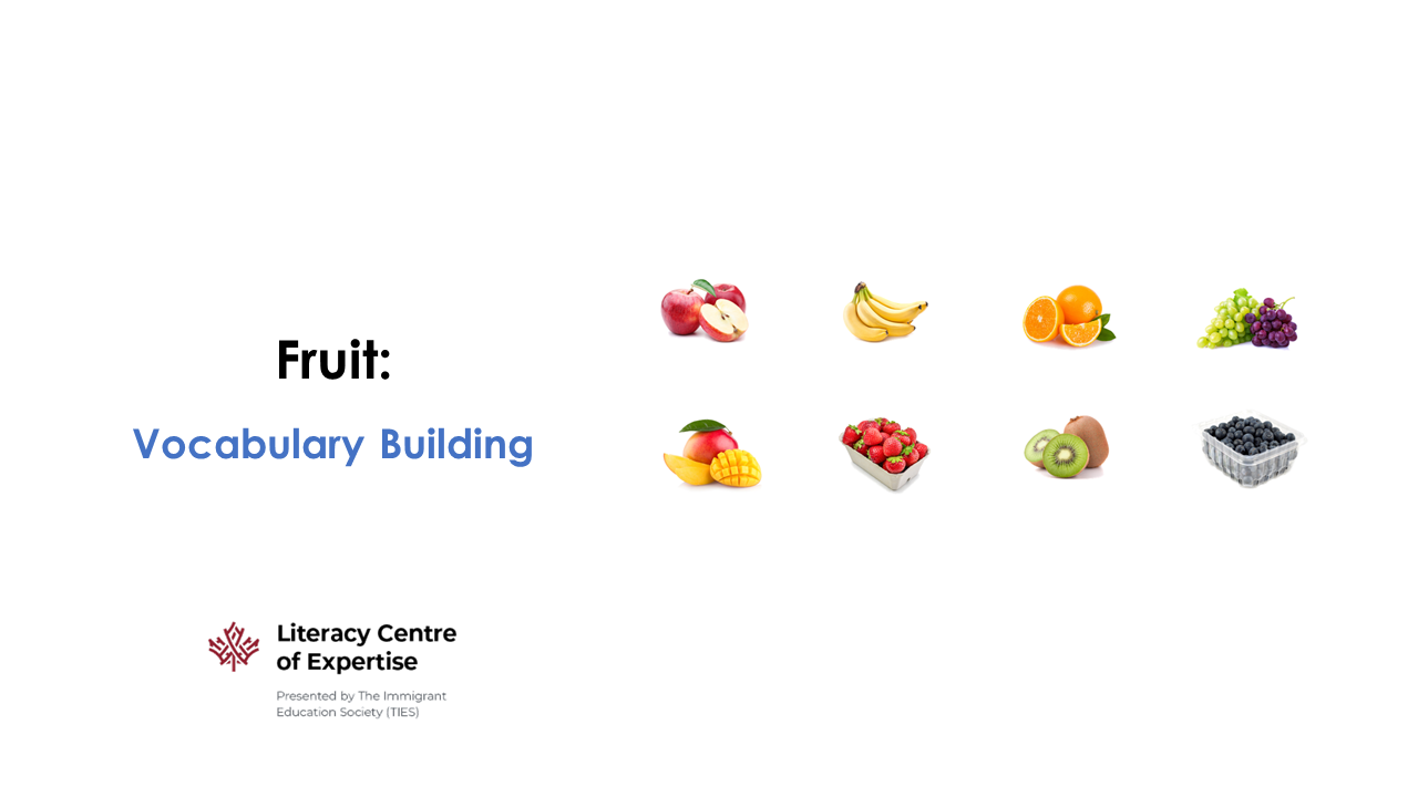 Fruit Module – Literacy Centre of Expertise