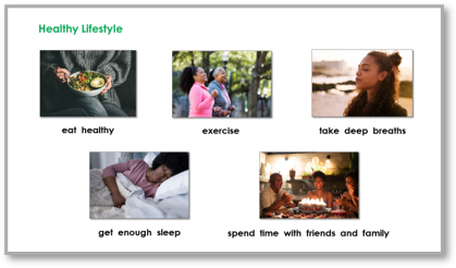Healthy Lifestyle - Vocabulary Building